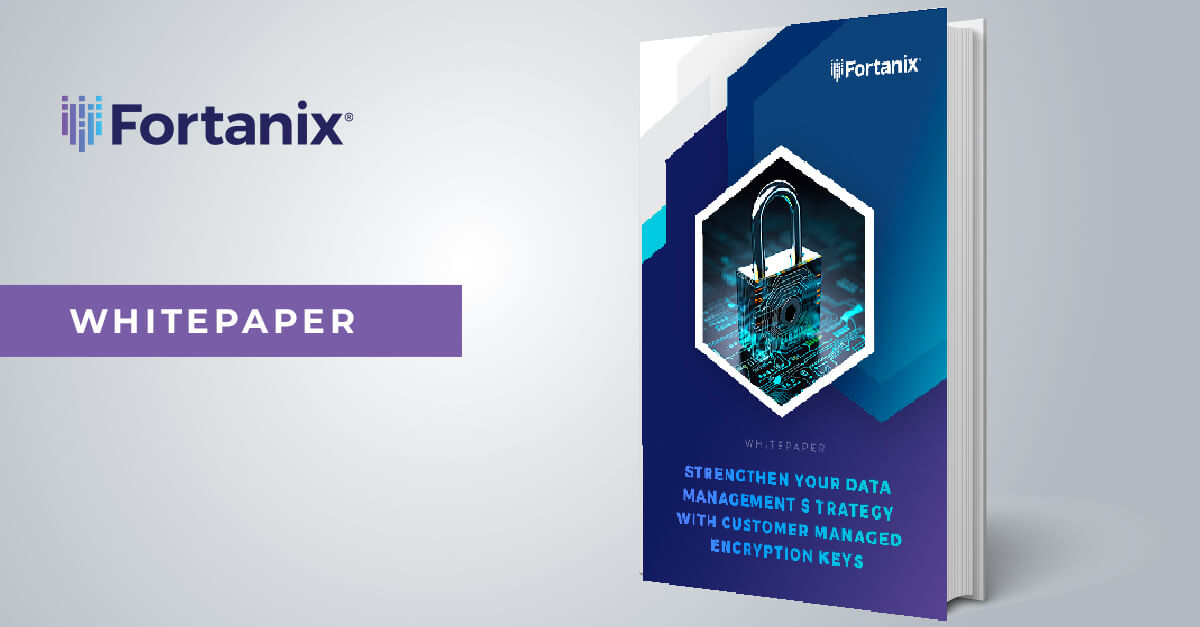 Data Management Strategy With Customer Managed Encryption Keys Whitepaper